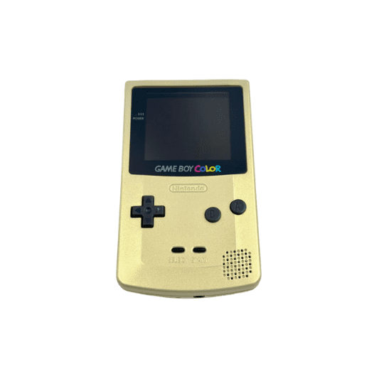 Nintendo Game Boy Color Video Game Console - Gold - New Custom Built ...