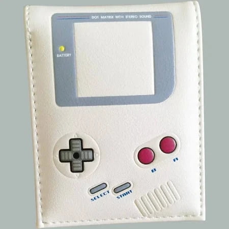 Nintendo Game Boy Design Bi-Fold Wallet with ID Window, Billfold and ...