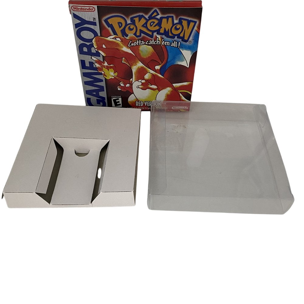 Nintendo GameBoy DMG Game Box Only Inserts Protector Pokemon Red ...