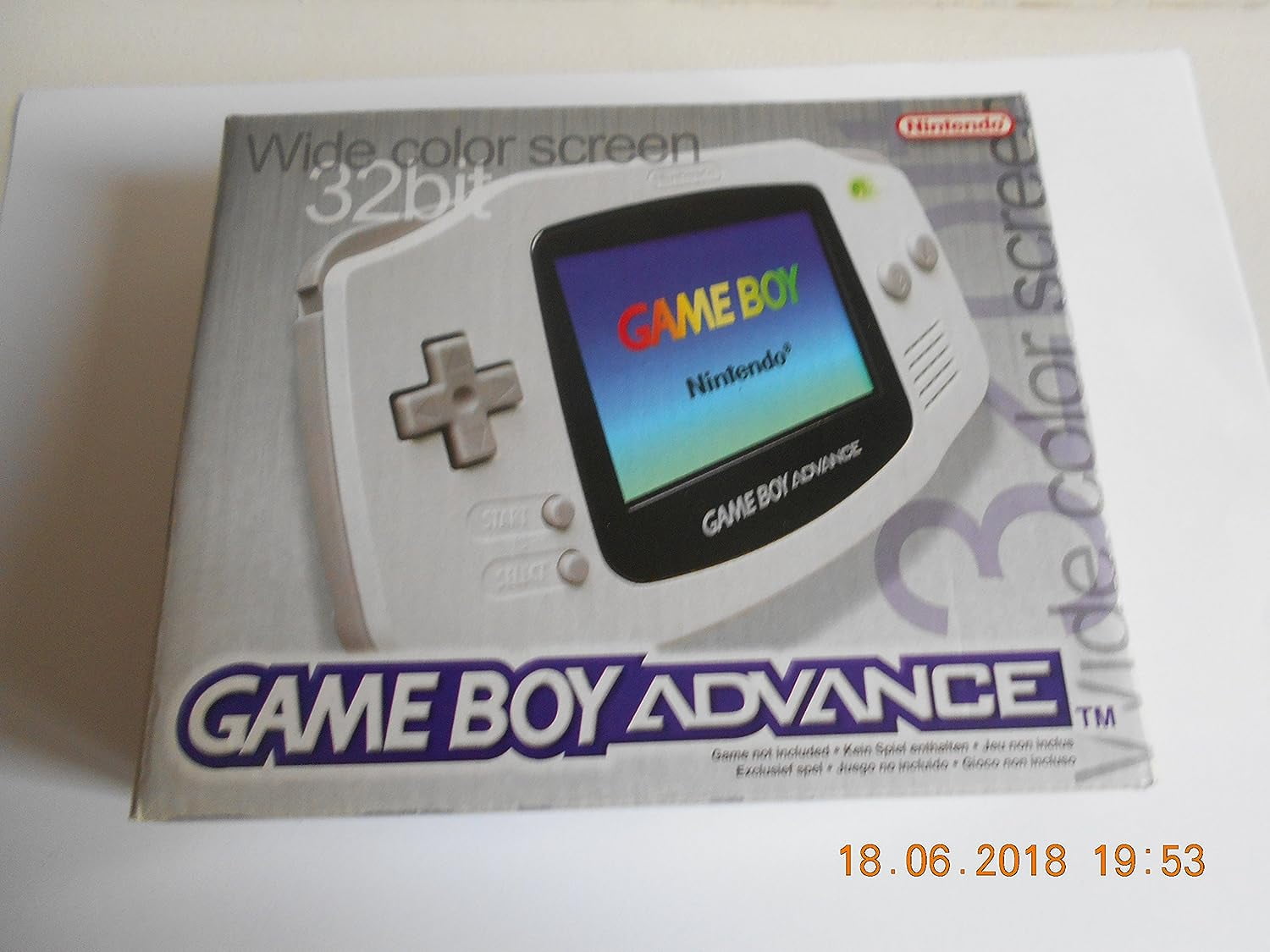 Nintendo GameBoy Game Boy Advance Console - White - Walmart.com
