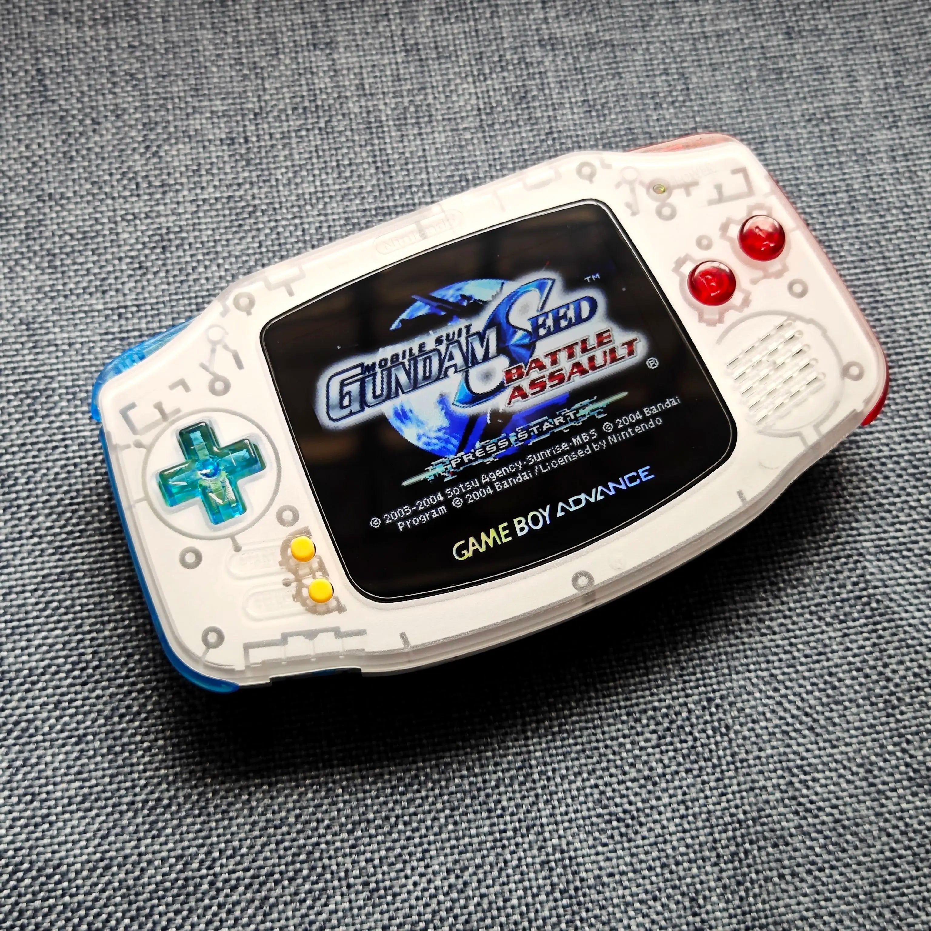 Nintendo Gameboy Advance Console - Retro Upgraded Custom Backlit IPS ...
