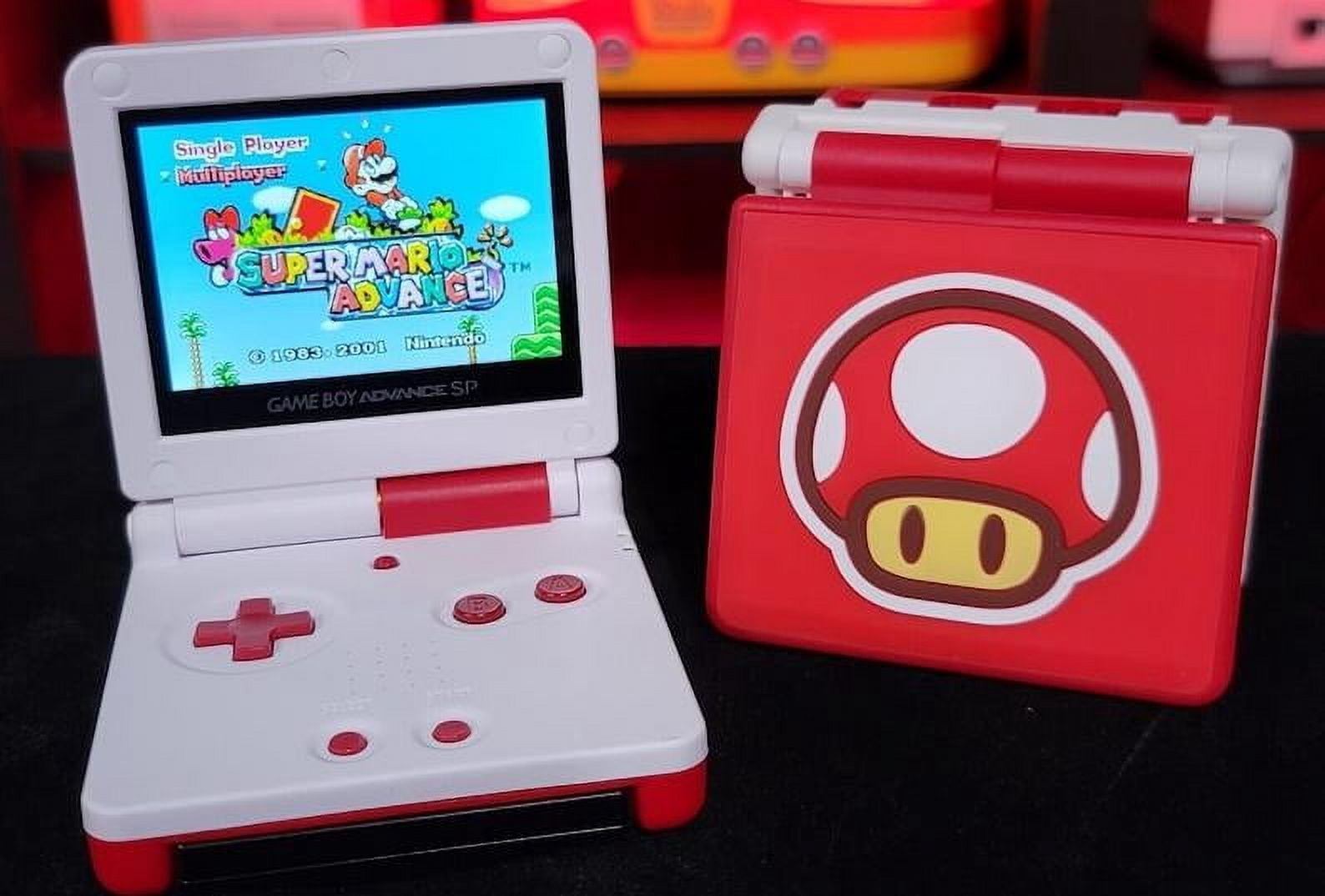 Nintendo Gameboy Advance SP ~ Super Mario Mushroom Version - Walmart.com