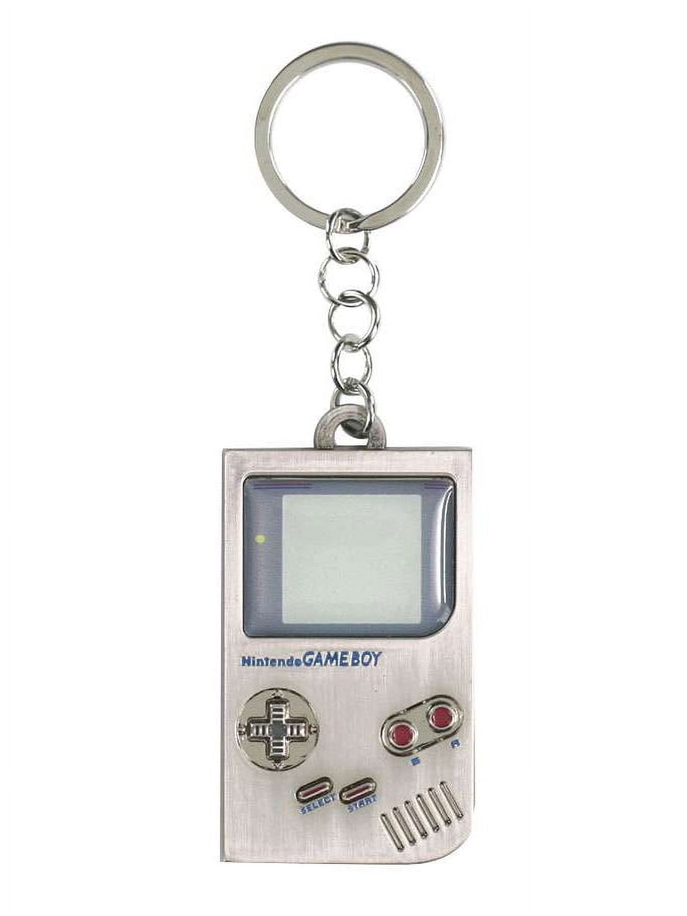 Nintendo Gameboy Silver Metal Keychain - Walmart.com