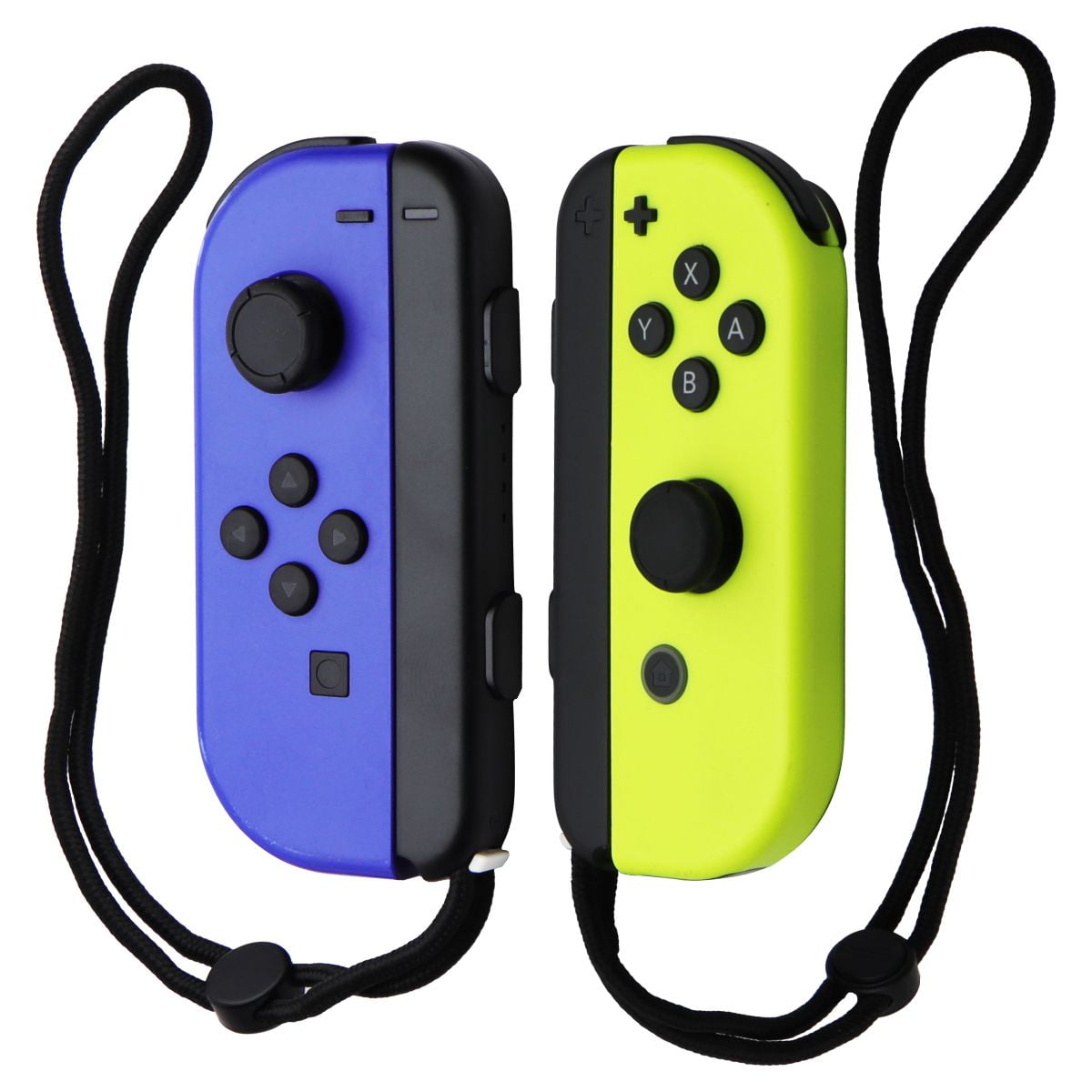 Nintendo Joy-Con Controllers with Straps (Left & Right) - Neon Blue ...