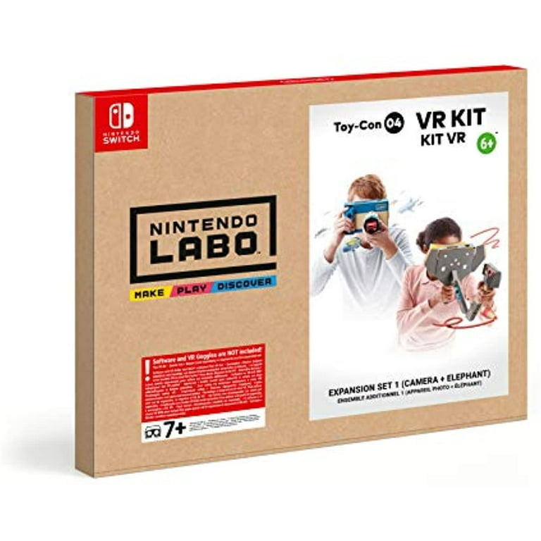 Nintendo Labo VR Kit Expansion Set 1 Camera and Elephant