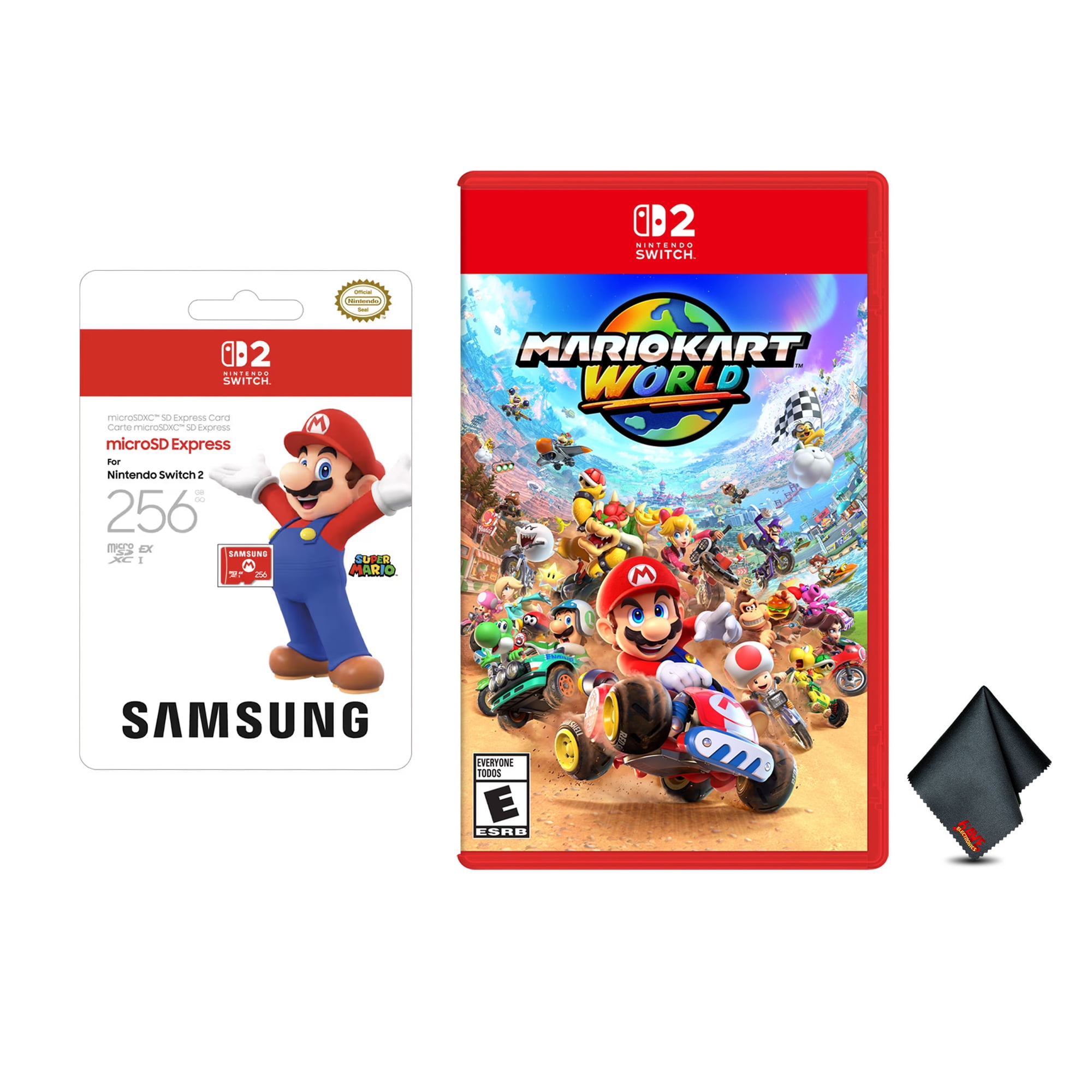 Nintendo Mario Kart World for Switch 2 Bundle With Samsung microSD ...