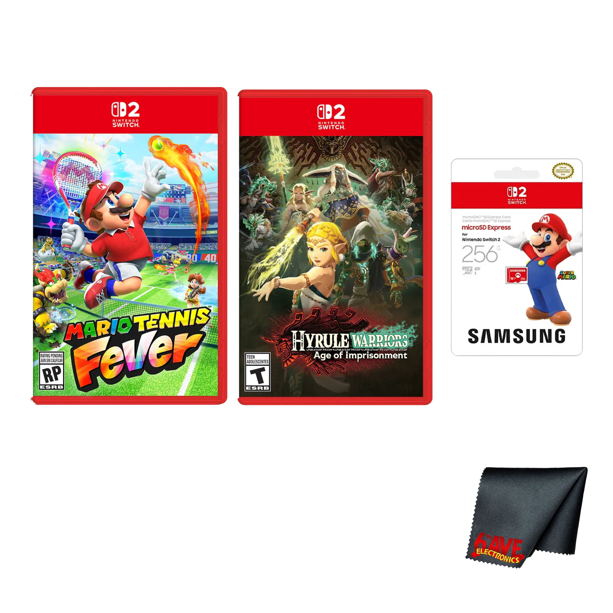 Nintendo Mario Tennis Fever + Hyrule Warriors: Age of Imprisonment ...