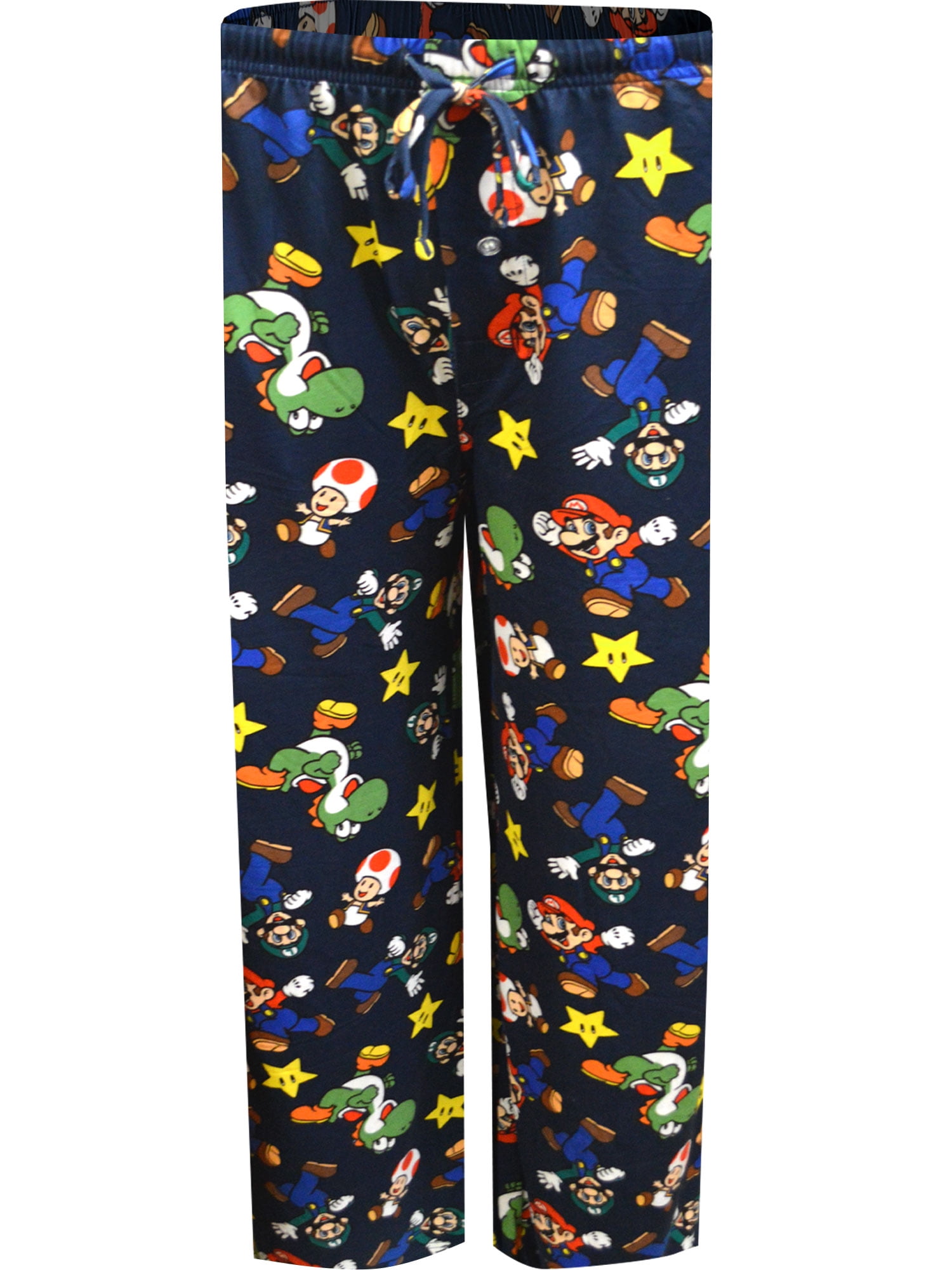 Nintendo Mens Super Mario Luigi Yoshi Toad Performance Fabric Lounge ...