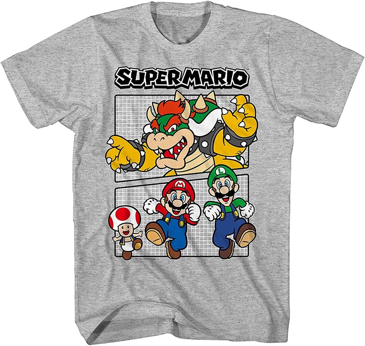 Nintendo Boys Super Mario Shirt - Mario, Luigi, Zelda, Kirby, and ...