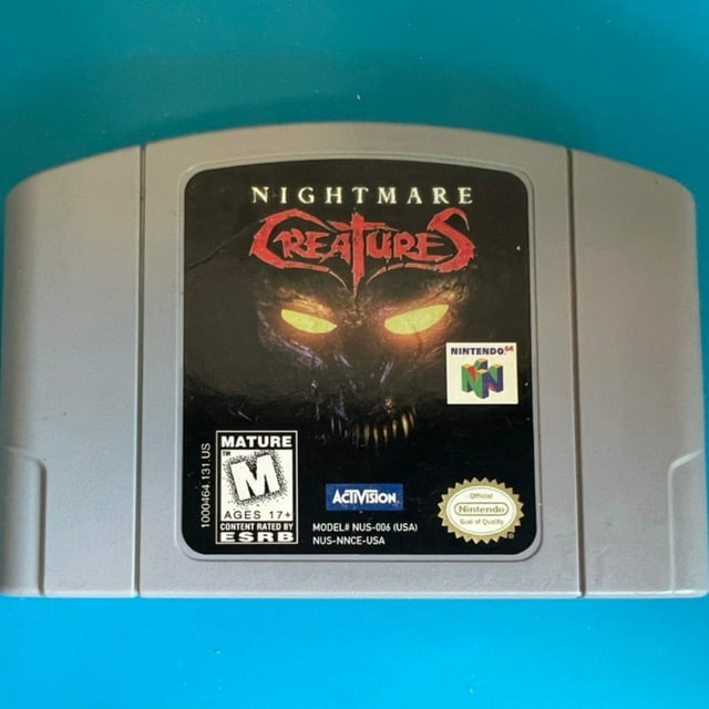 Nintendo N64 Game - Nightmare Creatures (Game Cassette Only)- - Walmart.com