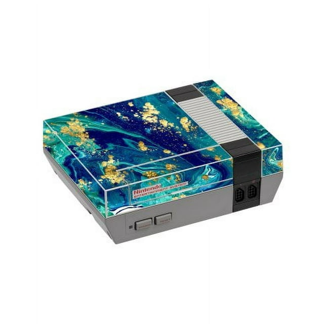 Nintendo NES BLUE AND GOLD MARBLE Console Skin - Walmart.com