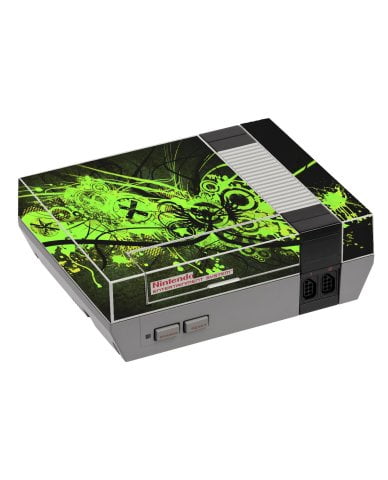 Nintendo NES GRAFFITI GREEN Console Skin - Walmart.com