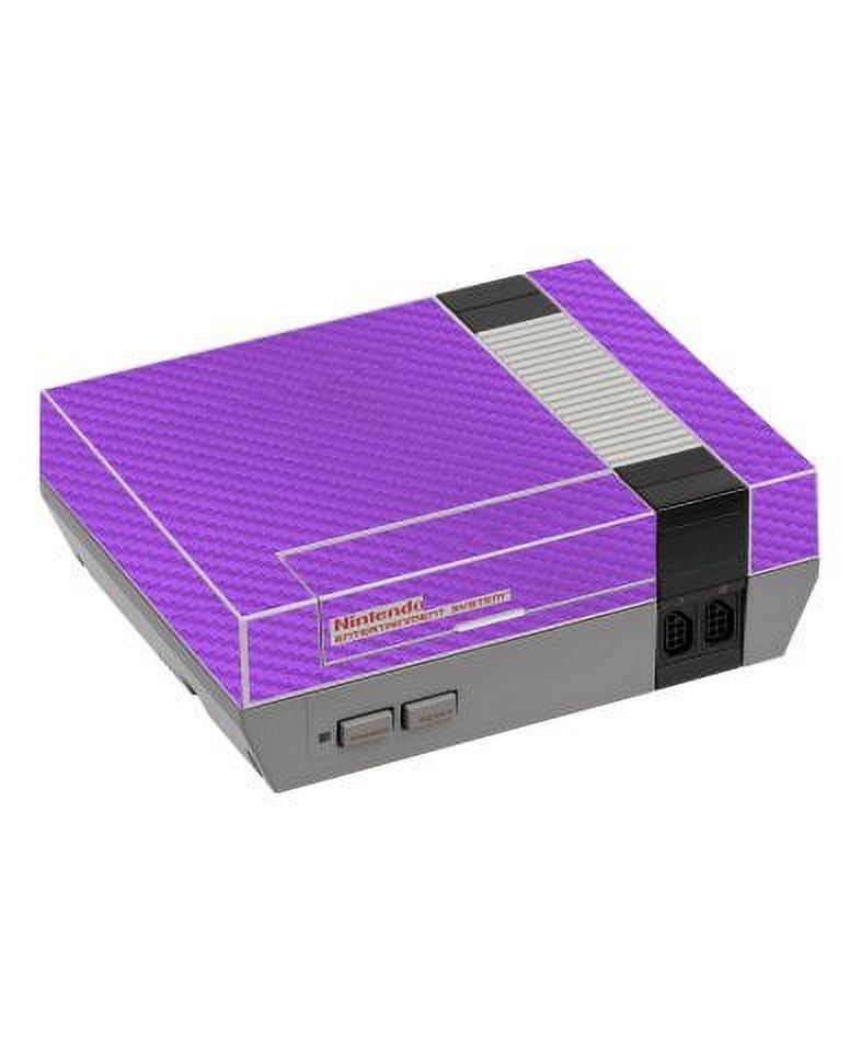 Nintendo NES PURPLE CARBON FIBER Console Skin - Walmart.com
