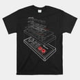 Nintendo Nes Controller Exploded Schematic Shirt - Walmart.com