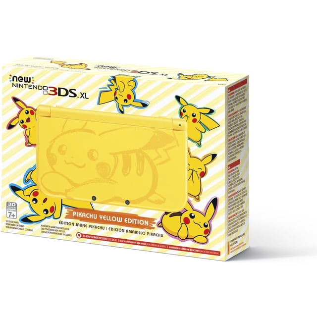 Nintendo New 3DS XL - Pikachu Yellow Edition [Discontinued] - Walmart ...