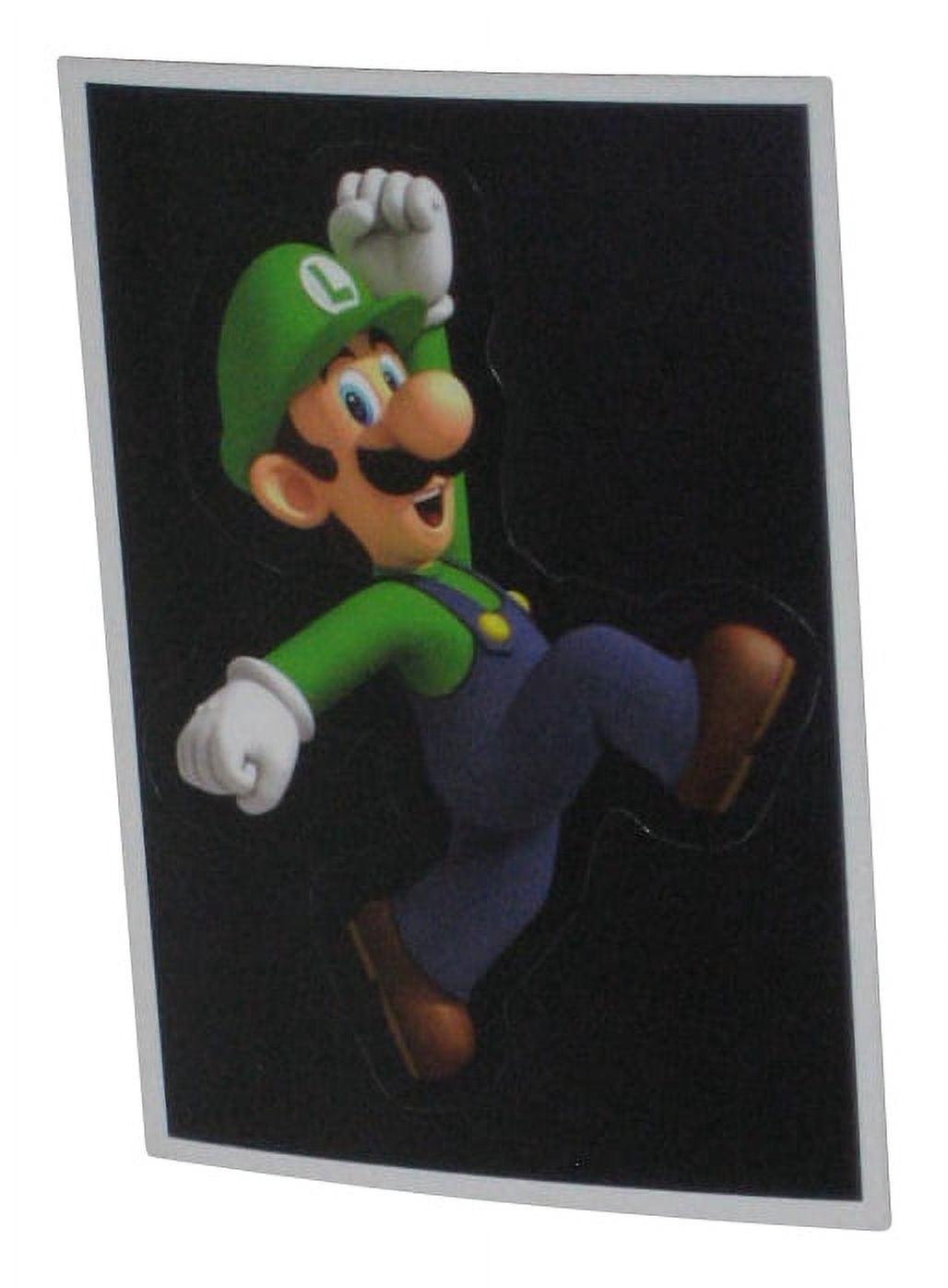 Nintendo New Super Mario Bros. Wii (2011) Enterplay Luigi Mini Sticker ...