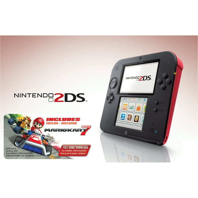 Free Shipping! Nintendo Nintendo 2DS-Crimson Red 2 w/Mario Kart 7 ...