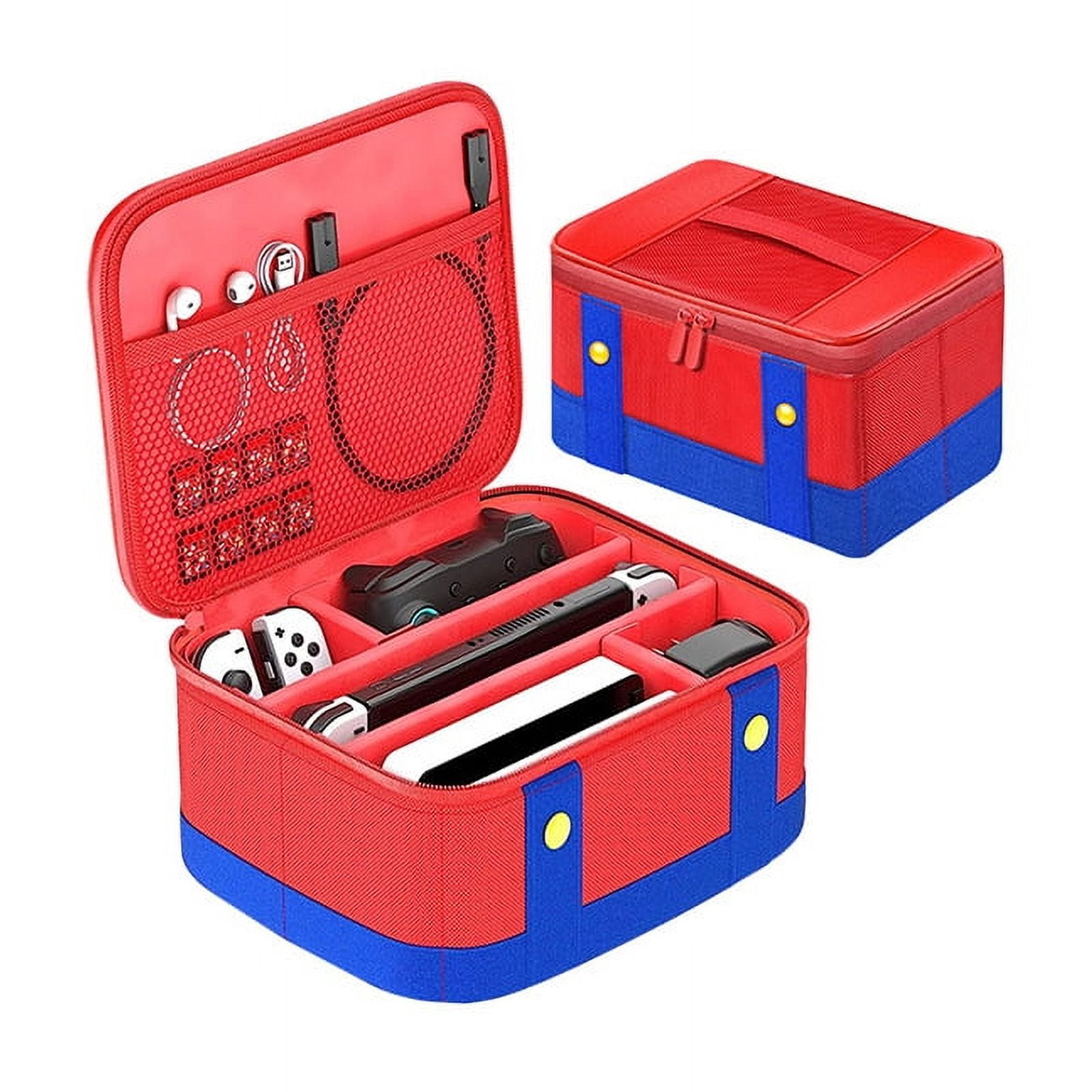 Nintendo Ns Switch Storage Bag, Mario Color Game Console Storage Bag ...
