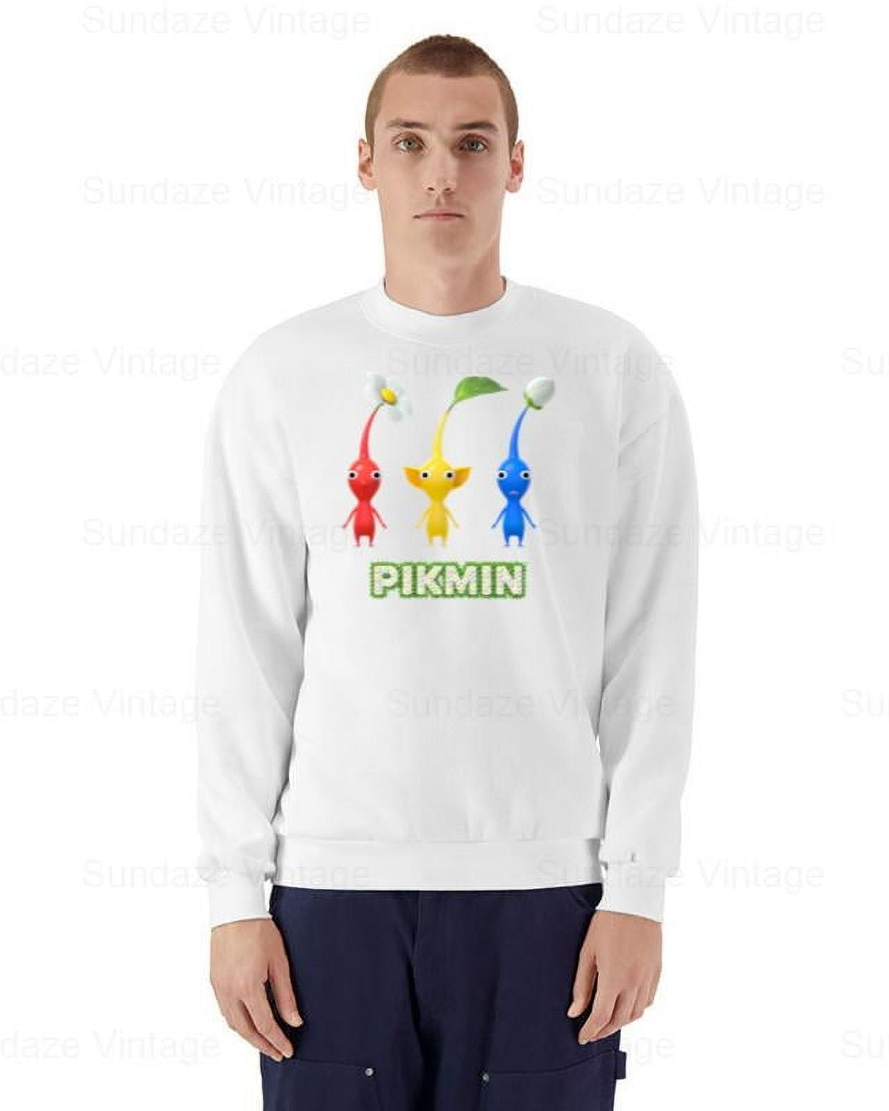 Nintendo Pikmin Trio Simple Retro Video Game Fan Art Sweatshirt unisex up to 5XL - Walmart.com