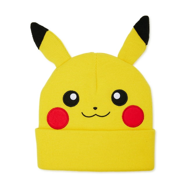 Nintendo Pokémon Pikachu Embroidered Beanie - Walmart.com
