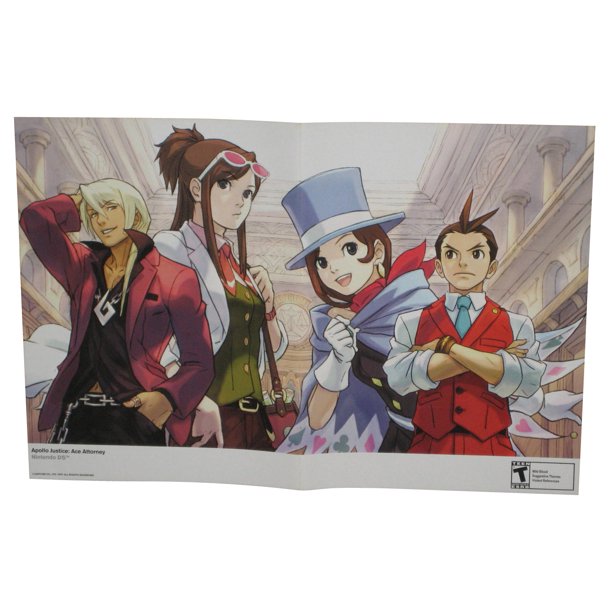 Nintendo Power Apollo Justice Ace Attorney & Mega Man ZX Advent Double ...