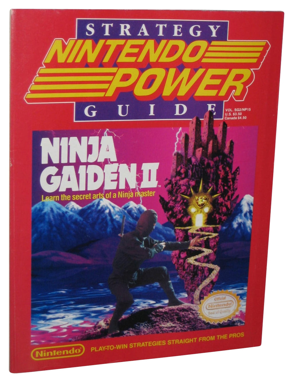 Nintendo Power Ninja Gaiden II NES Official Strategy Guide Book ...