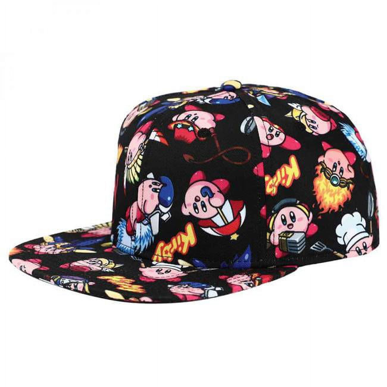 Nintendo Power-Ups AOP Sublimated Flat Bill Snapback Hat - Walmart.com