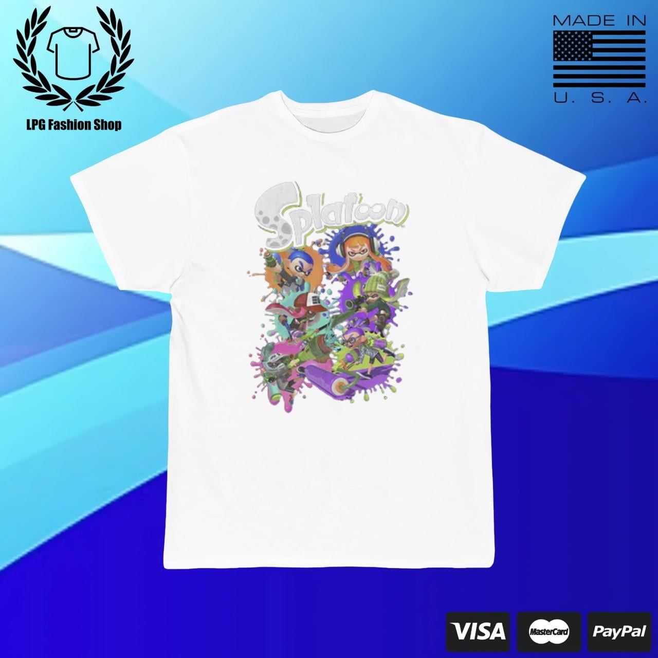 Nintendo Splatoon Ink Splatter T-Shirt - Walmart.com
