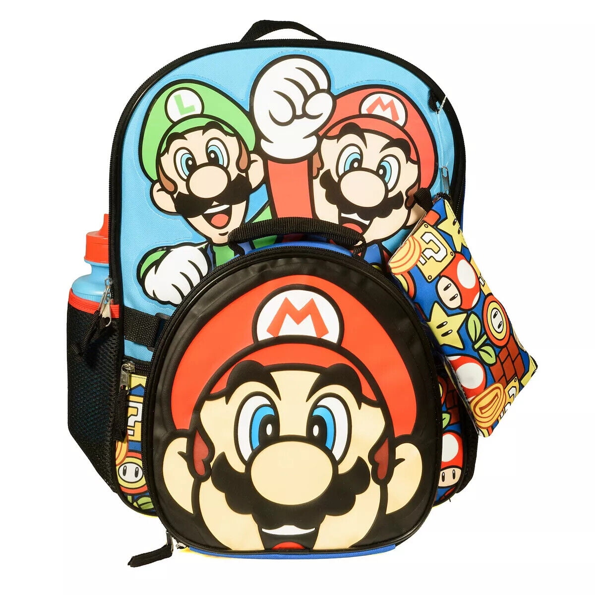 Nintendo Super Mario 5-Piece Backpack & Lunch Bag Set - Walmart.com