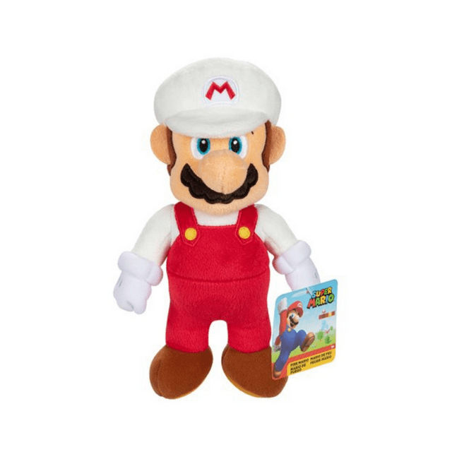 Nintendo Super Mario 9 inch Fire Mario Plush Toy Figure - Walmart.com