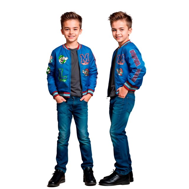 Nintendo Super Mario Bros Kids Bomber Jacket, Sizes 4-16 - Walmart.com