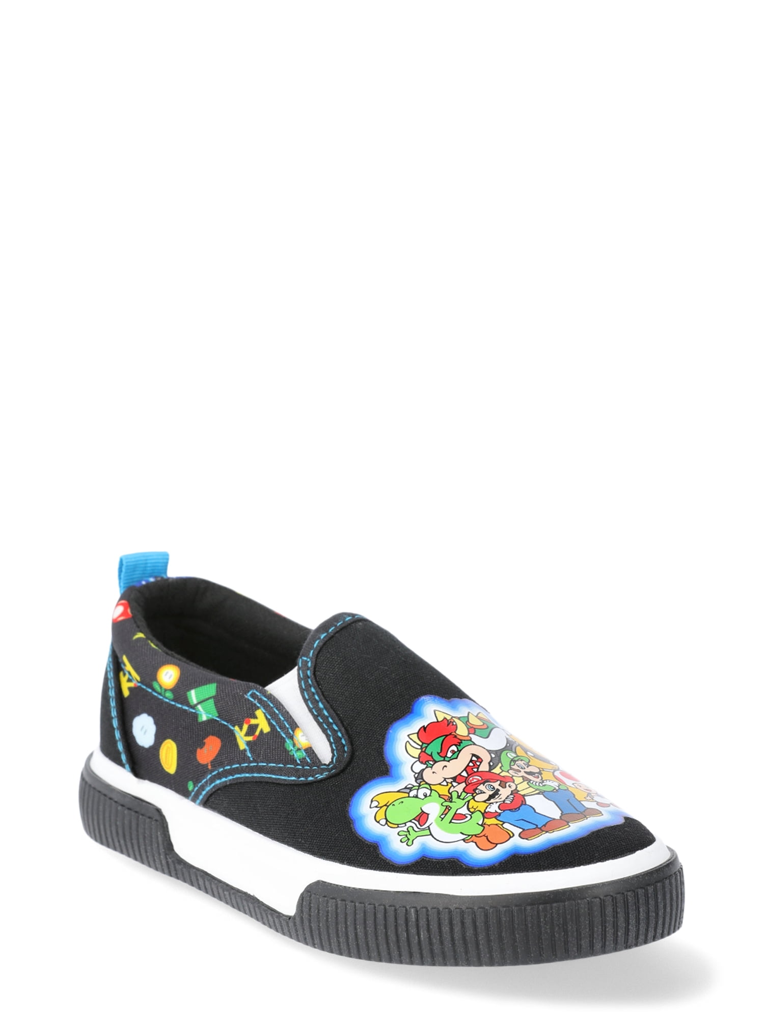 Nintendo Super Mario Boys Slip-on Sneakers - Walmart.com