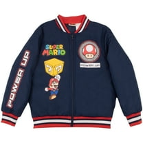 Nintendo Super Mario Bros Winter Jacket for Boys Mario Kart Graphic ...
