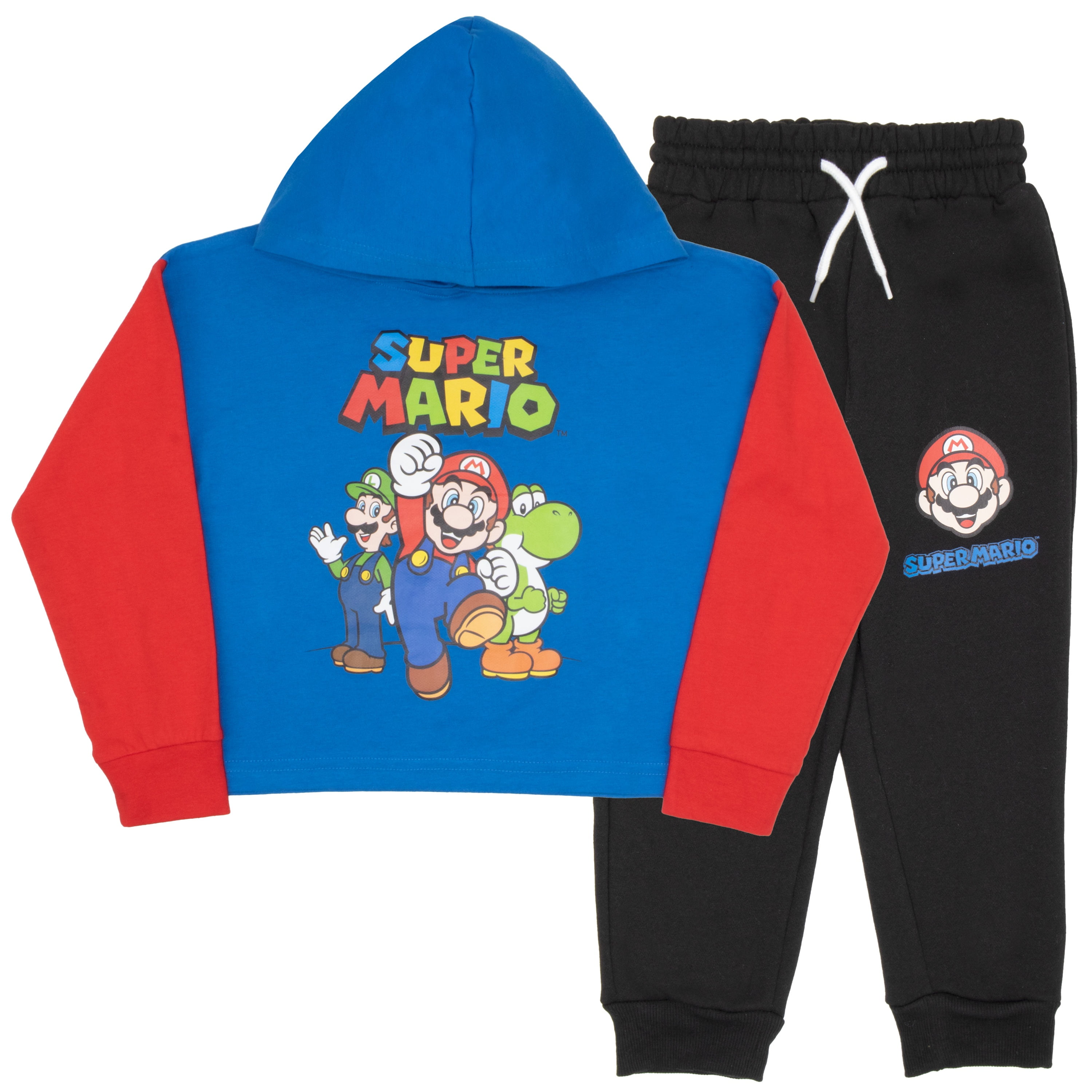 Nintendo Super Mario Boys Graphic Hoodie & Jogger Pants Set (Little & Big Boys), 2-Piece Bundle ...