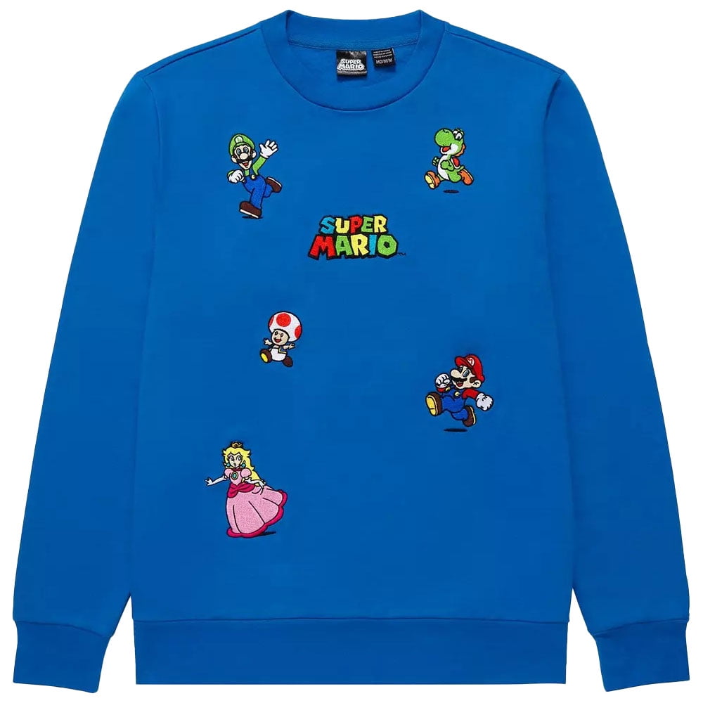 Nintendo Super Mario Bros. Characters AOP Sweatshirt, Large - Walmart.com