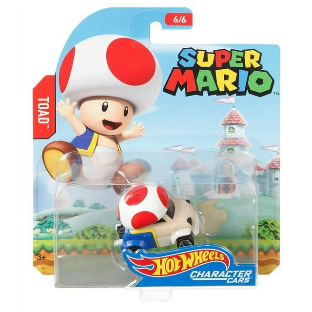 Nintendo Super Mario Bros. Toad (2017) Character Cars Toy Car 6/6 ...