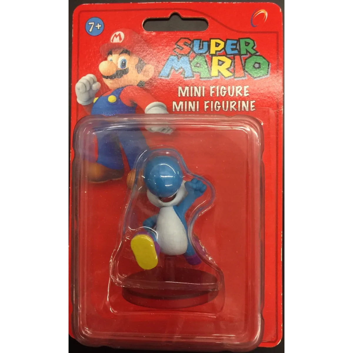 Nintendo Super Mario Bros. Wave 1 2 inch Blue Yoshi Mini Figure ...