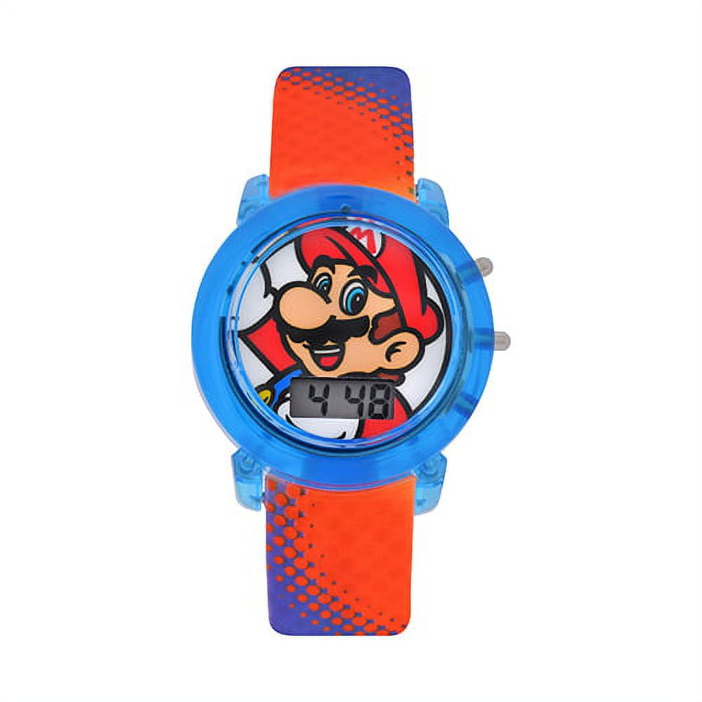 Nintendo Super Mario Brothers Mario Watch in Blue and Red- Model ...