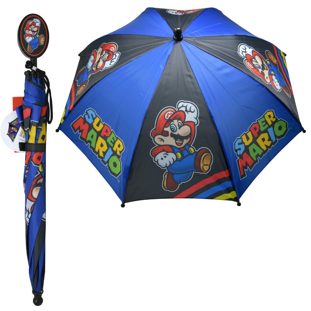 Nintendo Super Mario Clamshell Handle Umbrella - Walmart.com