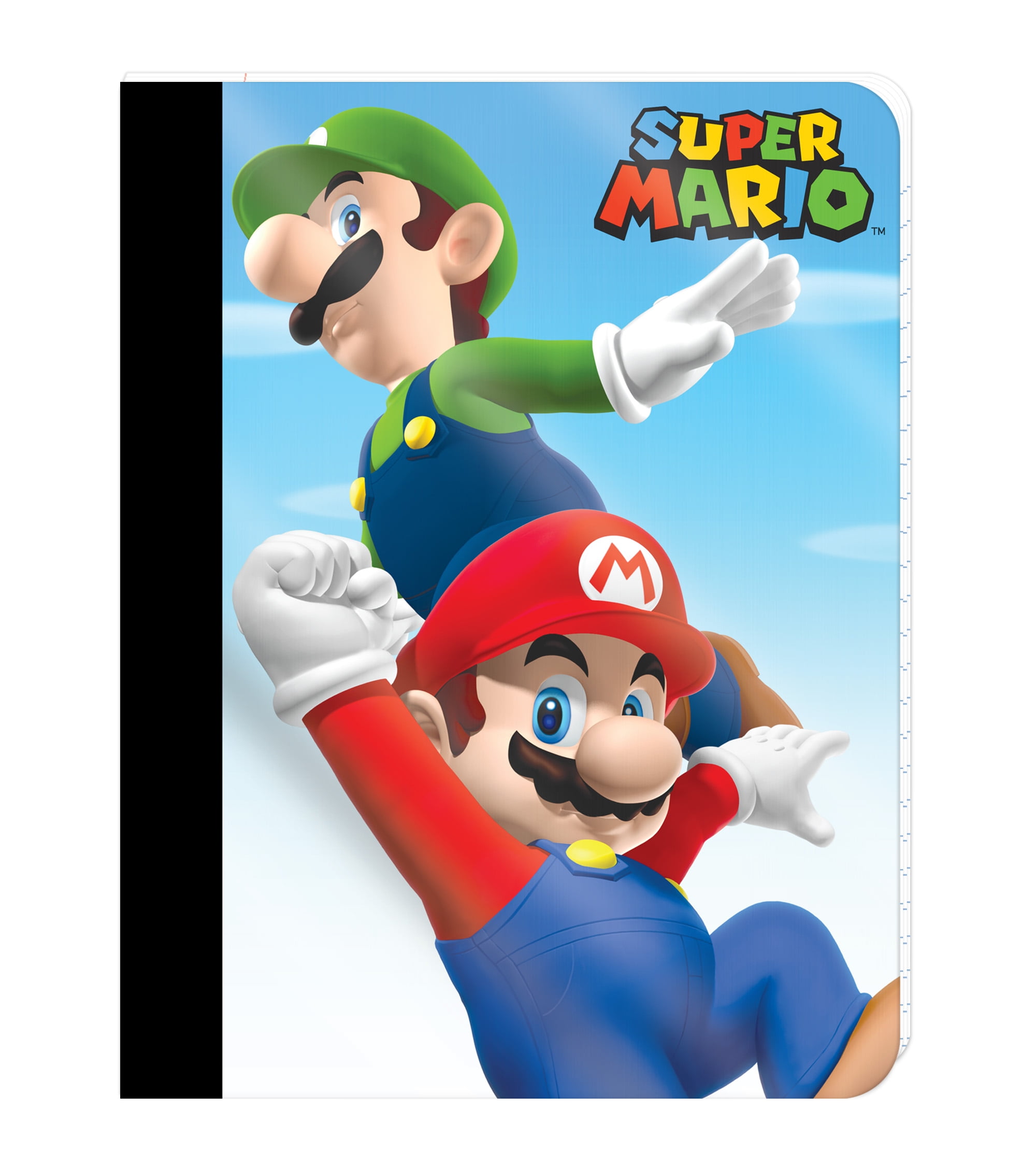 Nintendo Super Mario Composition Notebook, 100 Sheets, Wide Ruled ...