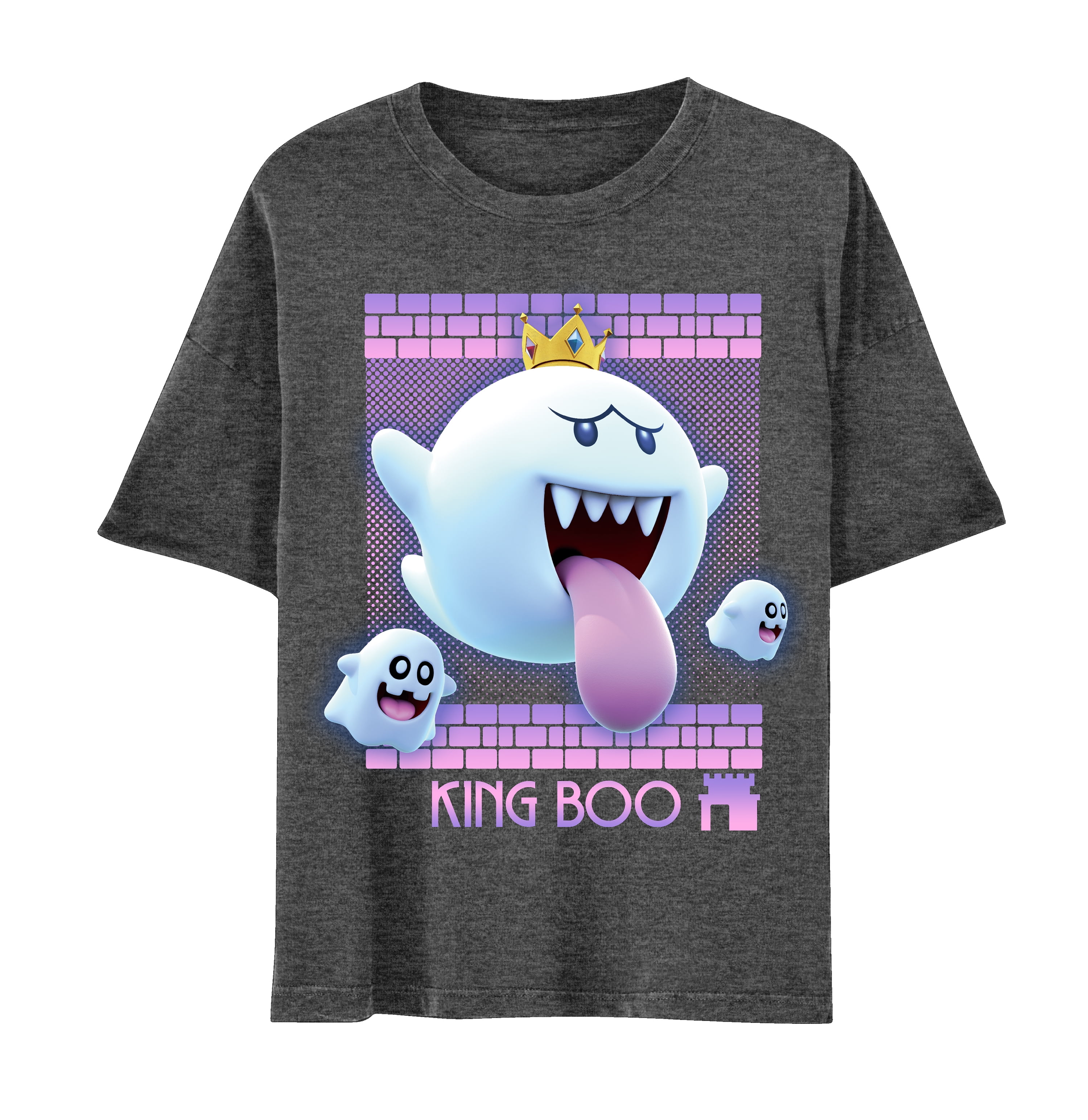 Nintendo Super Mario Don't Mess With The King Boo Mens and Womens Short ...