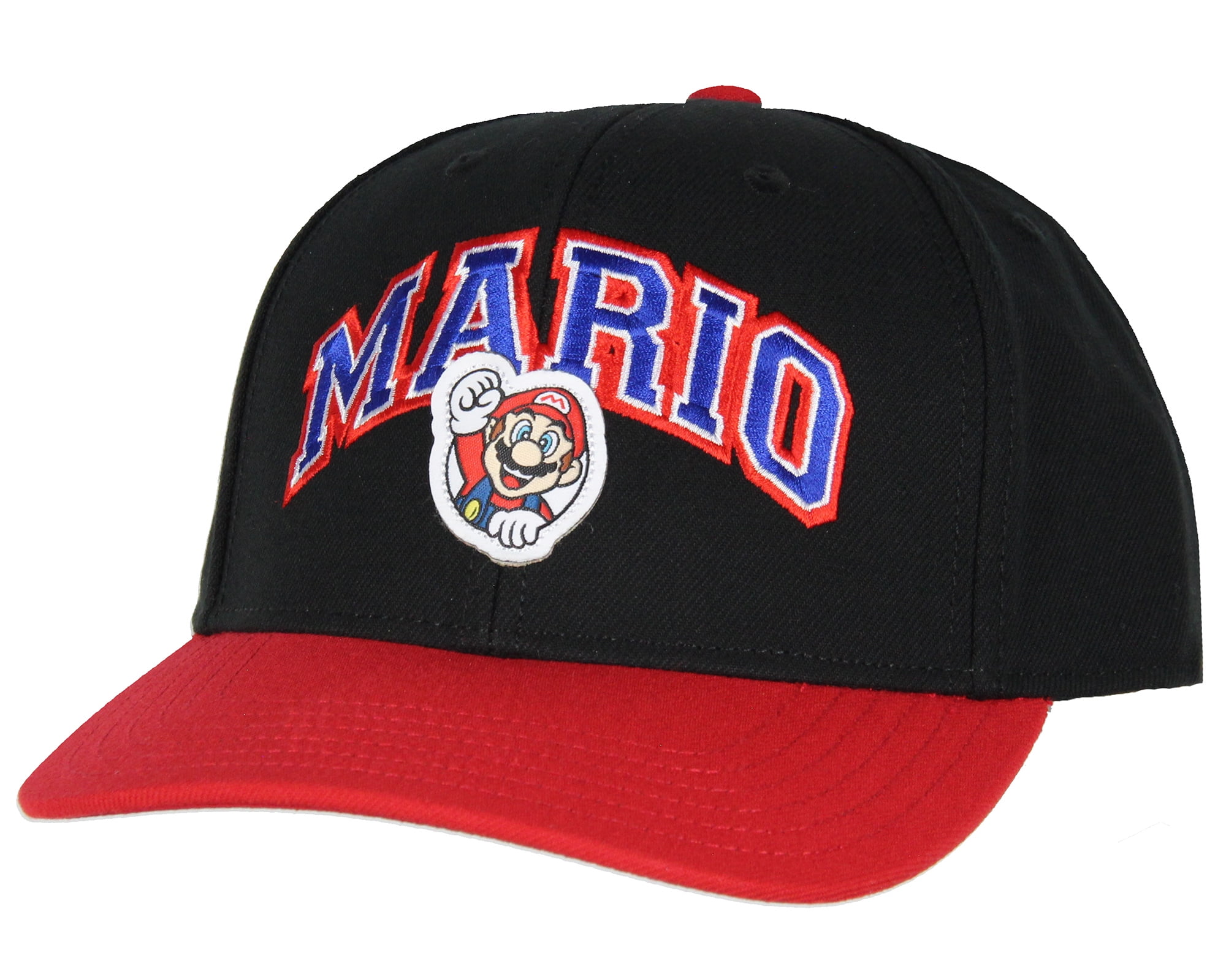 Nintendo Super Mario Embroidered Mario Design Adjustable Snapback ...