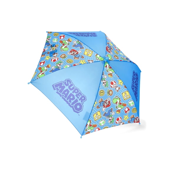 Nintendo Super Mario Kids 6 Panel Umbrella with Handle - Walmart.com