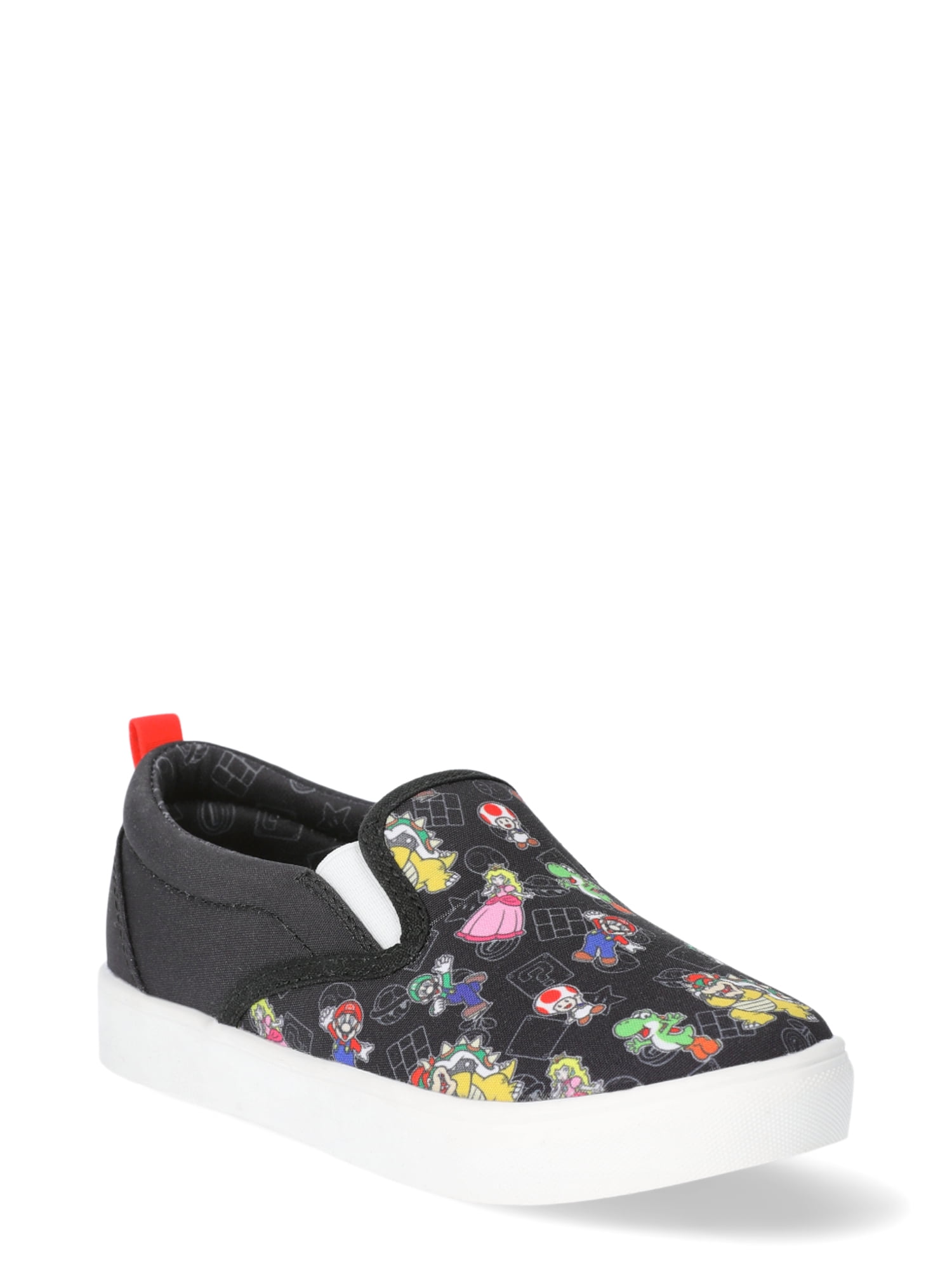 Nintendo Super Mario Little & Big Boys Slip On Sneaker - Walmart.com