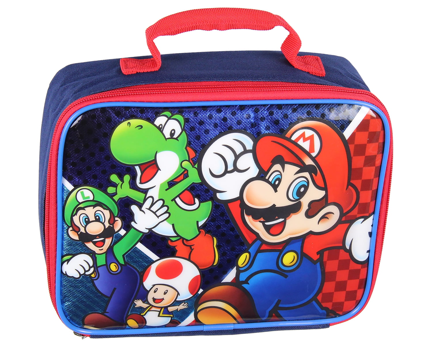 Nintendo Kids Lunch Box - Super Mario, Luigi, Toad, Yoshi Insulated ...