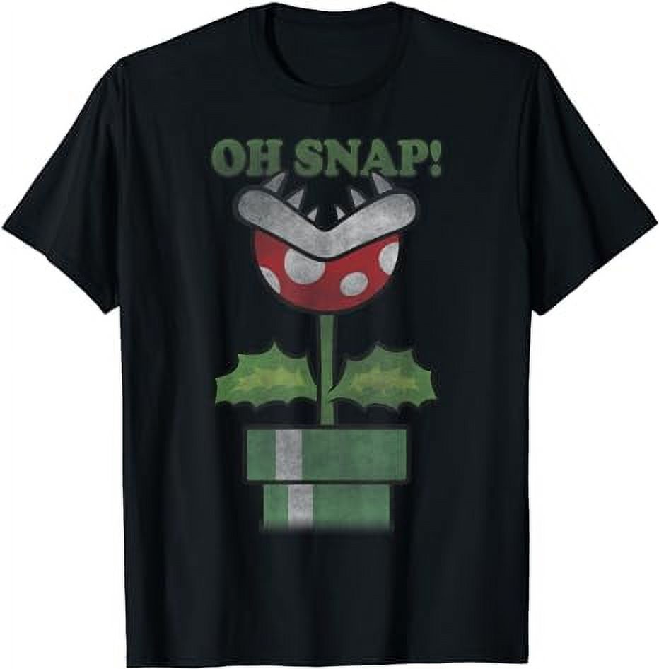 Nintendo Super Mario Piranha Plant Oh Snap Vintage T-Shirt - Walmart.com