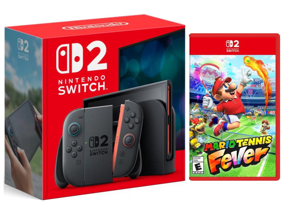 Nintendo Switch 2 Bundle with Mario Tennis Fever - Walmart.com