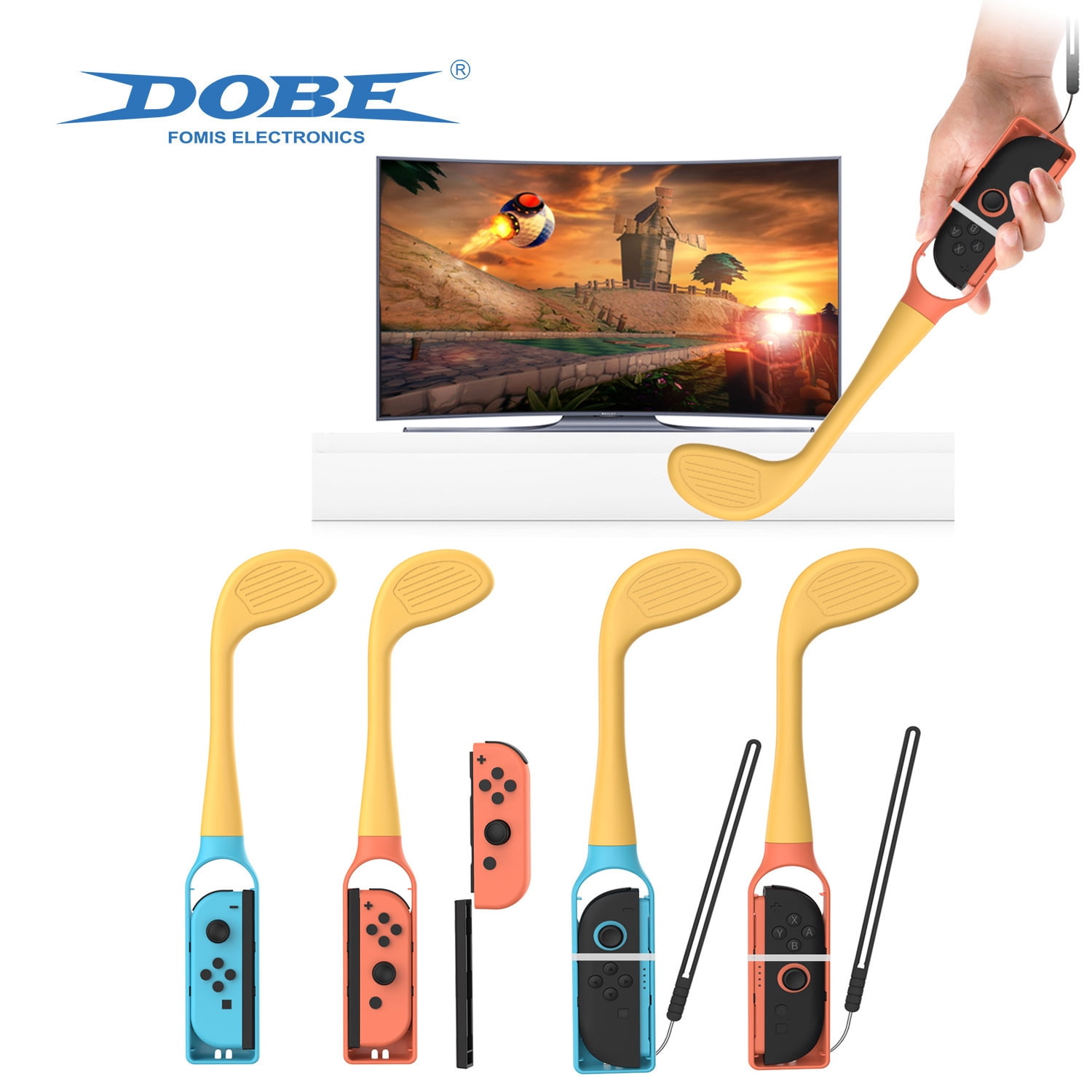 Nintendo Switch 2 Joy-Con Golf Club Grips (2-Pack) - Universal for ...