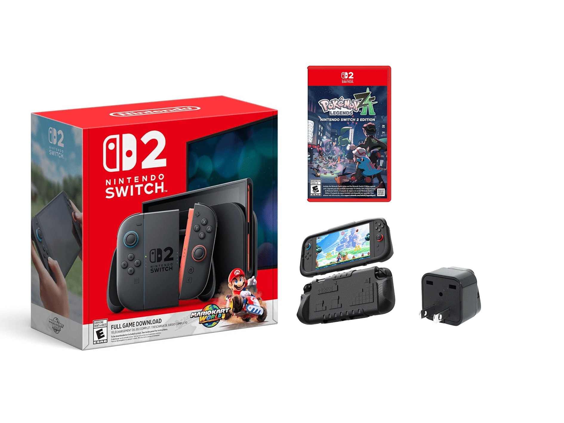 Nintendo Switch 2 + Mario Kart World Bundle + Super Mario Party ...