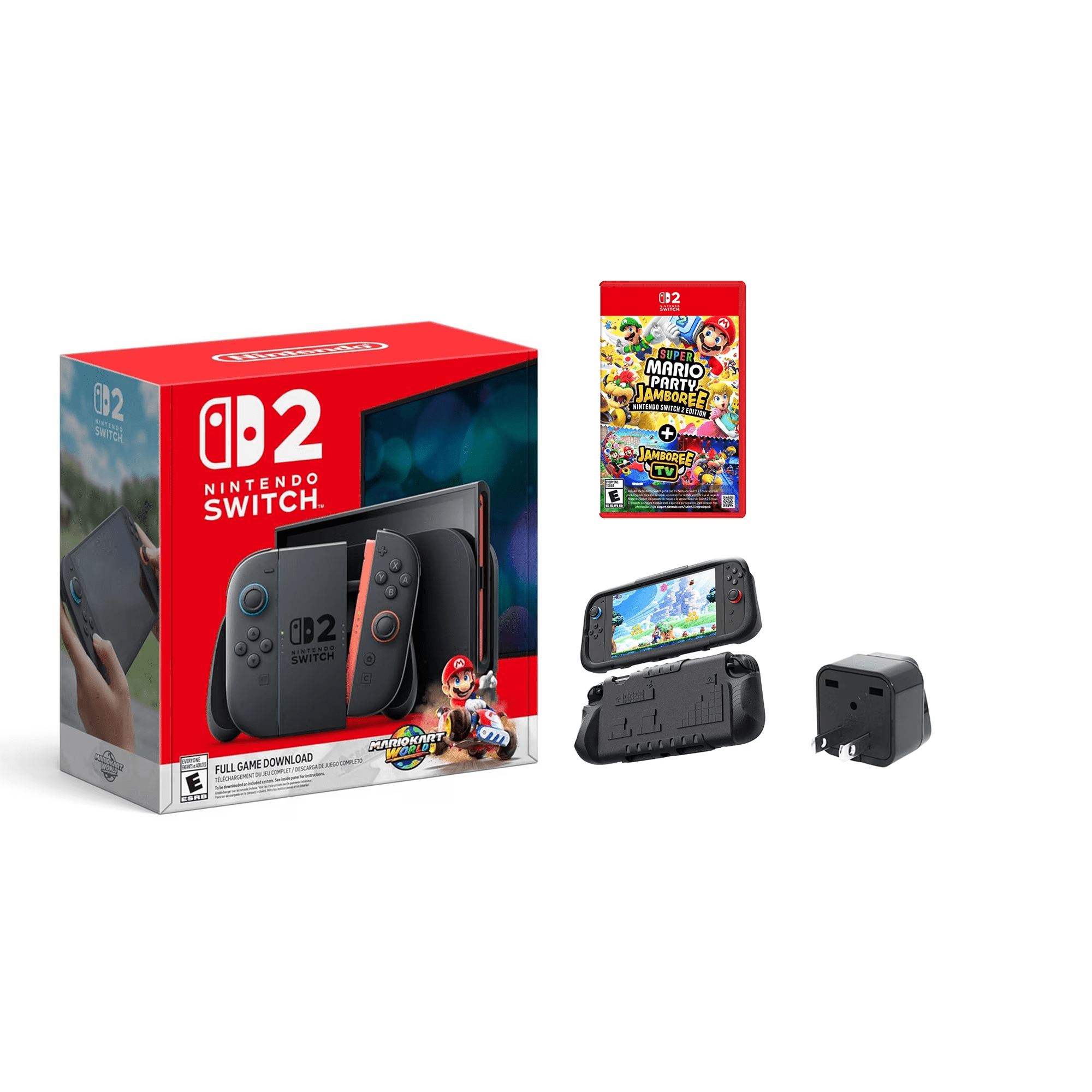 Nintendo Switch 2 + Mario Kart World Bundle + Super Mario Party ...